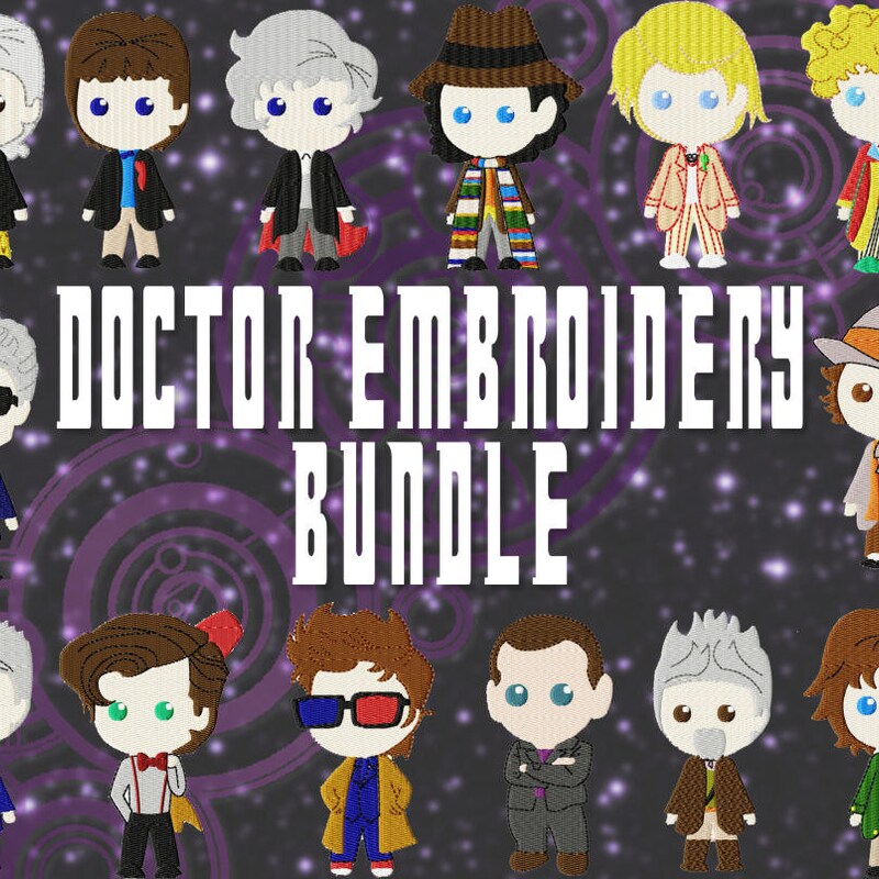 Doctor Who Embroidery - Etsy
