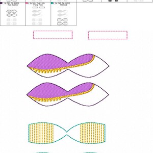 DIGITAL FILE Gypsy Princess From Notre Dame Inspired 3D Felt Bow 4x4 ...