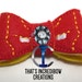 DIGITAL FILE Snarky Red Metallic Super Hero Inspired 3D Felt Bow 4x4 ...