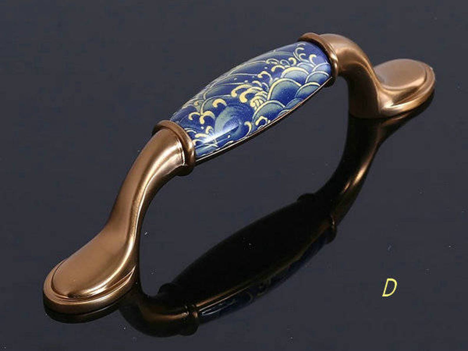 3.75 5 Blue Dresser Pulls Drawer Pull Handles - Etsy