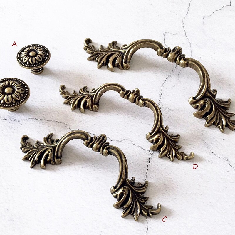 Leaf Drawer Pulls - Etsy