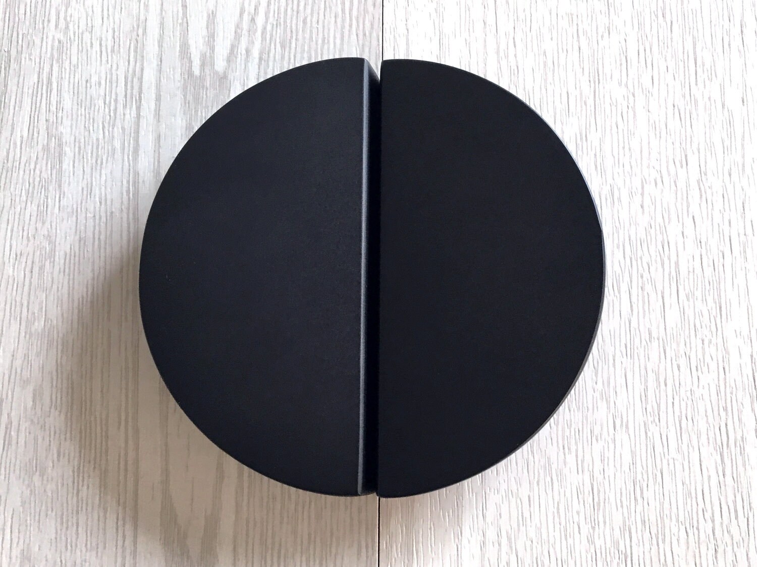 1.25 2.5 C-C Half Circle Pull Black Drawer Pulls | Etsy Canada
