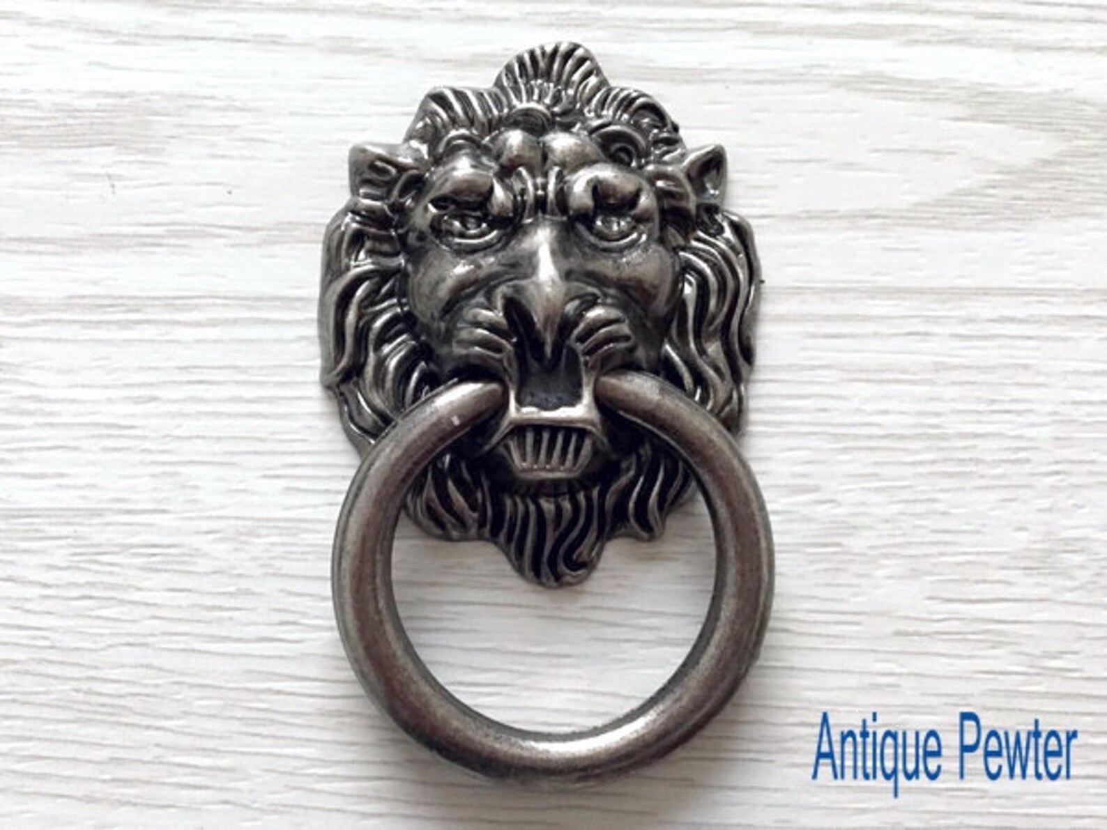 Lion Head Drawer Pull Knobs Dresser Drop Ring Antique Bronze - Etsy