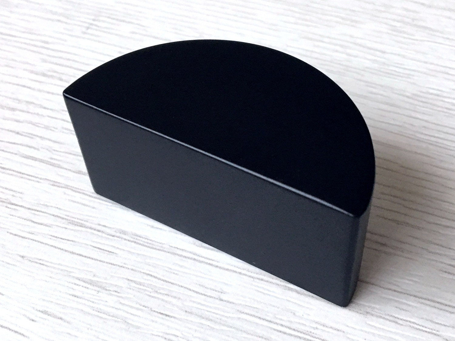 1.25 2.5 C-C Half Circle Pull Black Drawer Pulls | Etsy Canada