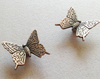 Butterfly Knobs Pulls Dresser Knobs Pulls Drawer Kitchen - Etsy