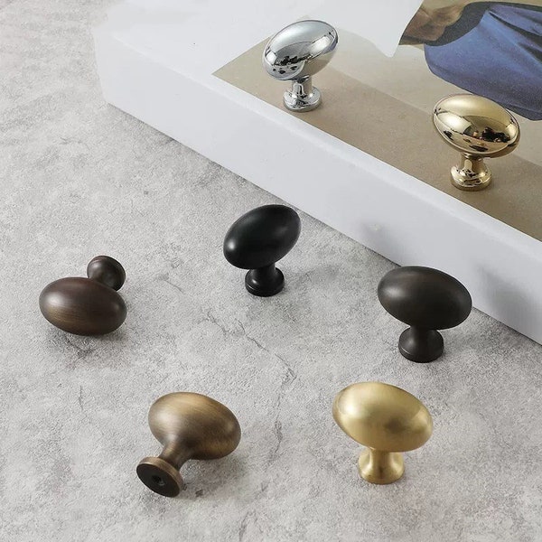 Brass Egg Knob Cabinets - Etsy