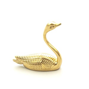 Elegant Swan Brass Drawer Knobs Gold Knobs Pairs Artsy Kitchen Cabinet Pulls Decorative Door ...