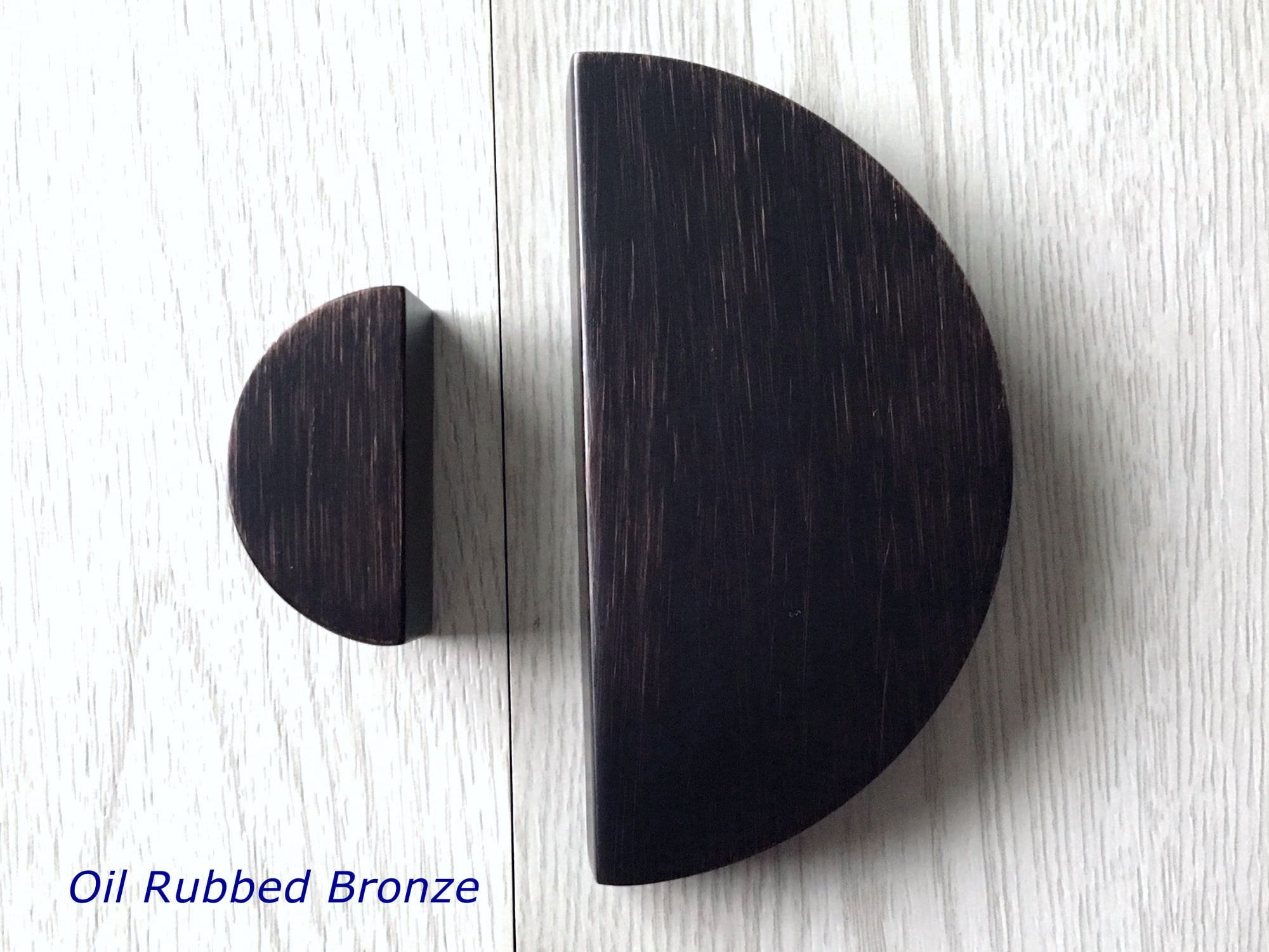 1.25 2.5 C-C Half Circle Pull Brushed Gold Drawer - Etsy Australia