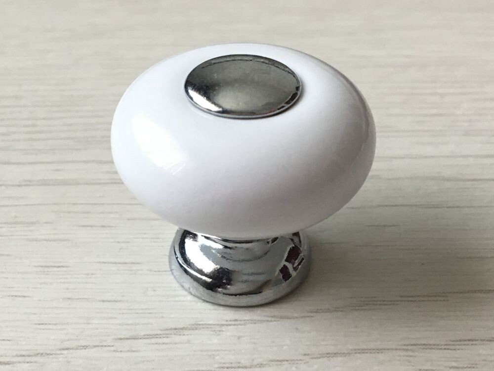 Dresser Knobs Drawer Knob Cabinet Pulls Handles Silver White | Etsy
