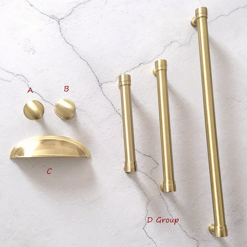 Gold Drawer Pulls - Etsy