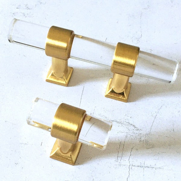 Glass Drawer Pulls - Etsy