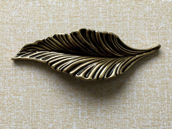 1.25 Vintage Style Leaf Cabinet Door Handles Pulls - Etsy