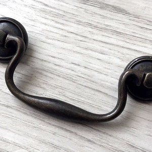 3.75 Vintage Look Drop Handles Bail Swing Drawer Pulls - Etsy