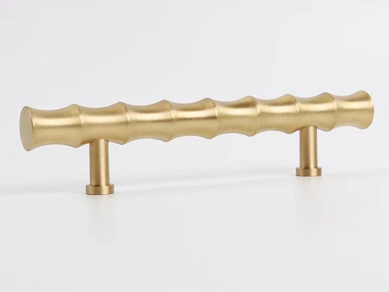 Brass Drawer Pull Bamboo Cabinet Handles Dresser Knob Drawer - Etsy