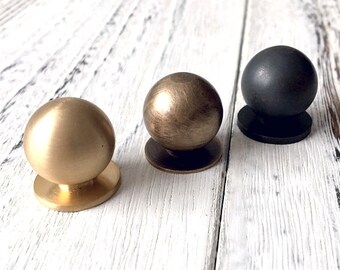 Small Brass Knobs | Etsy