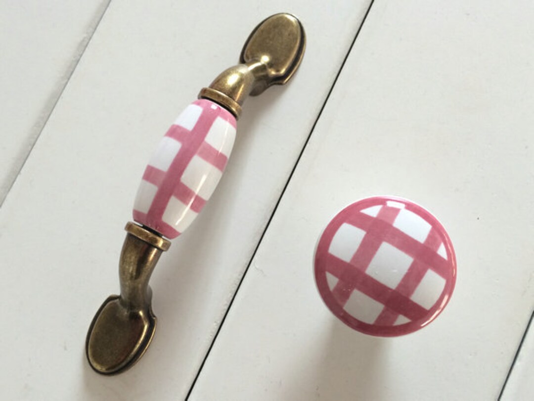 3 3.75 Pinky Red Knobs Dresser Pulls Drawer Knobs Pull Handles Kitchen ...