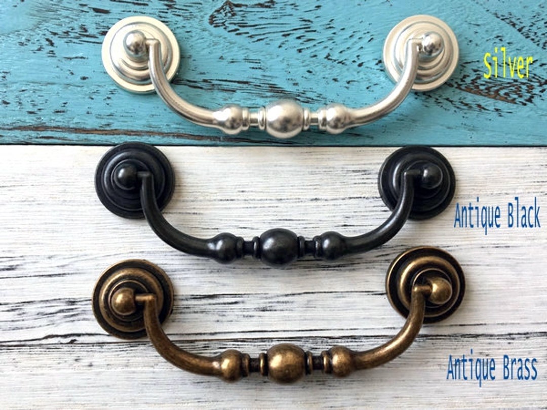 4.25" Drop Handle Bail Swing Drawer Pull Handles Knob Dresser Pulls ...