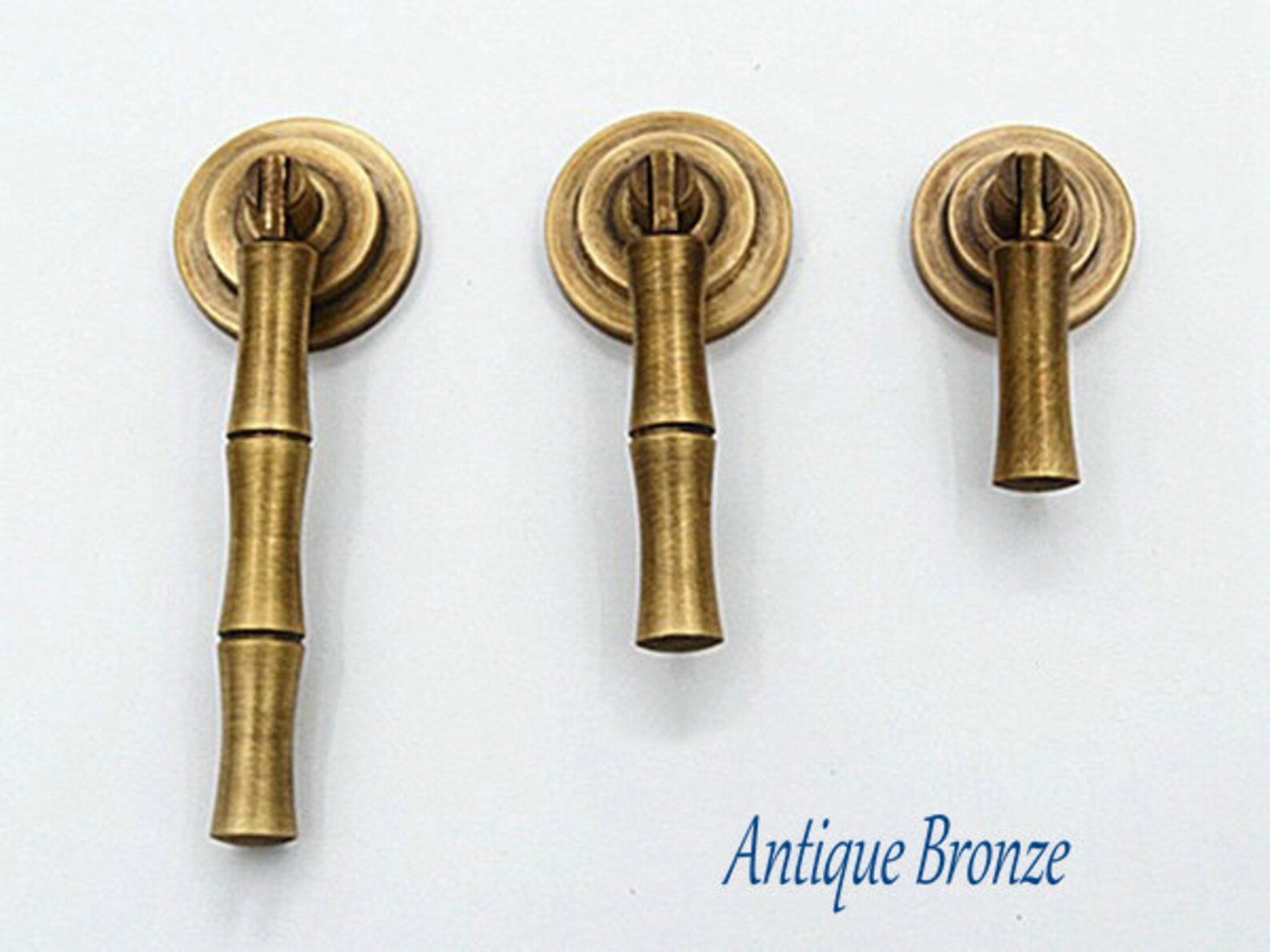 Brass Drop Knob Bamboo Dresser Knobs Drawer Knob Pulls Handles | Etsy