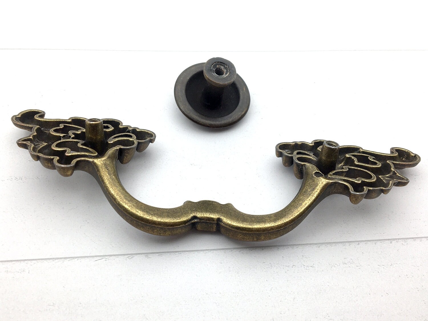 3-3/8 Centers Rustic Drawer Pull Cabinet Handles Pulls | Etsy