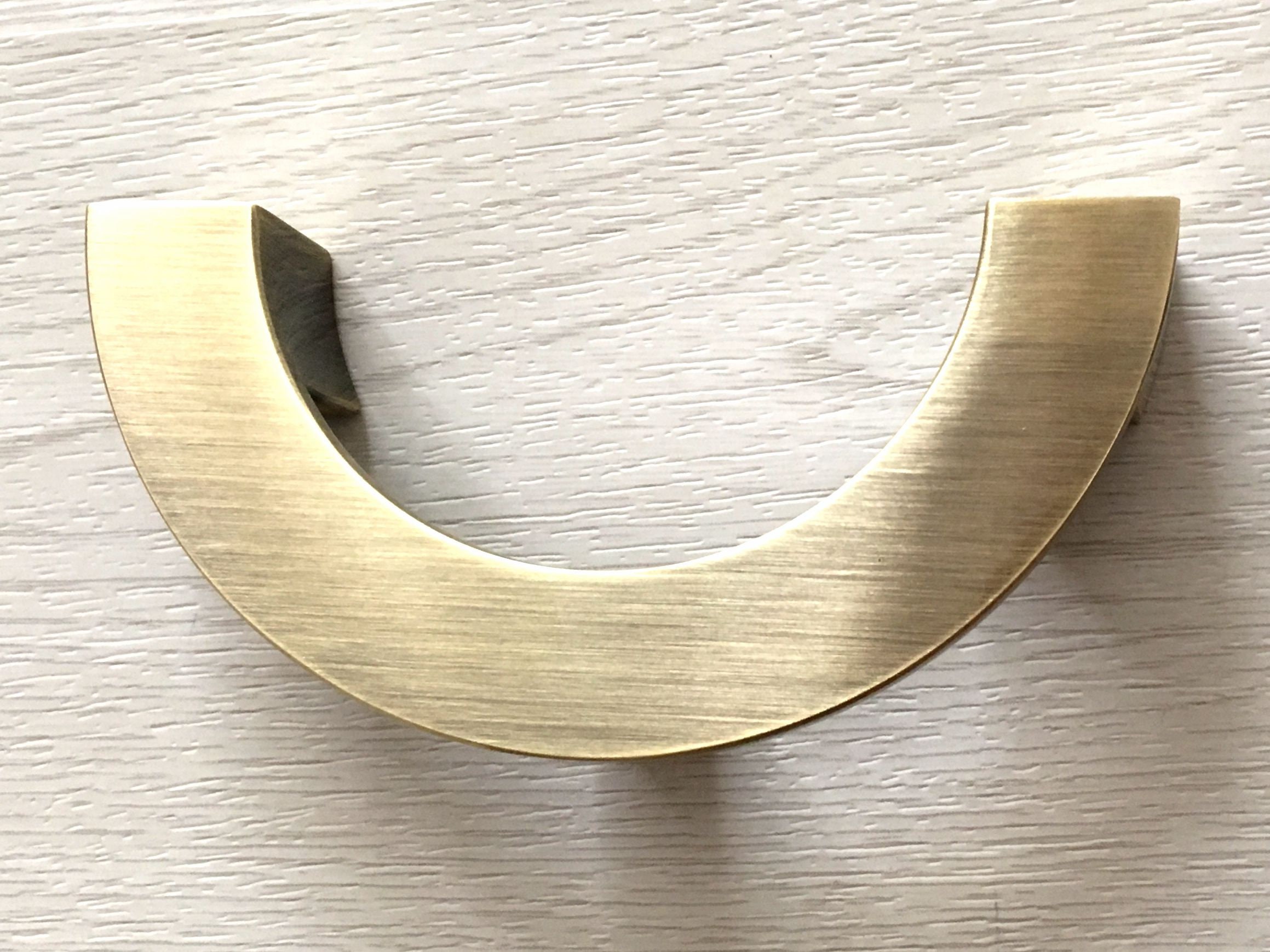 3.75 5 Half Circle Cabinet Pull Handle Brushed | Etsy