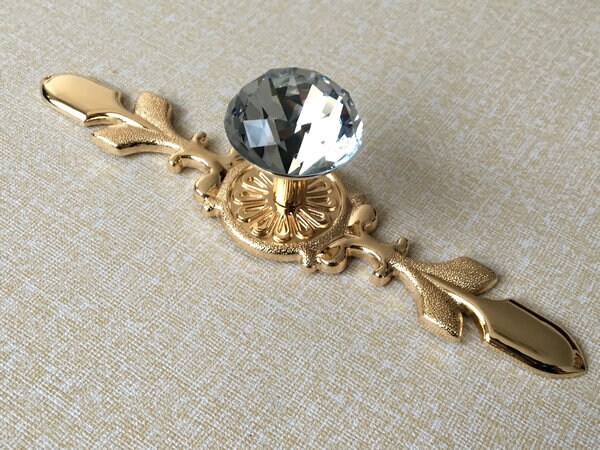 Crystal Drawer Pull Knob Pulls Rhinestone Knob Dresser Knobs | Etsy