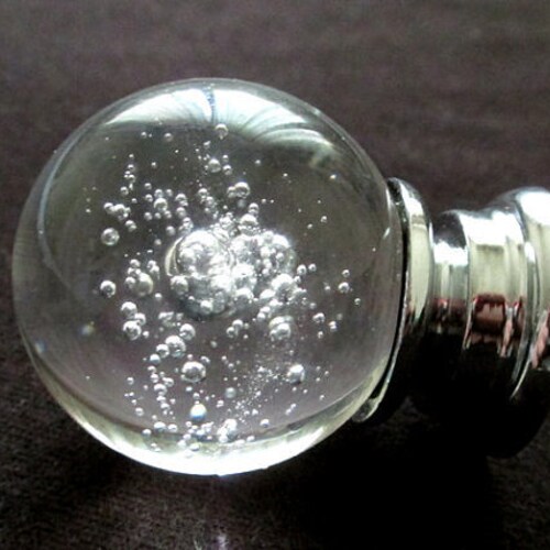 Glass Knobs / Clear Crystal Knob / Drawer Knobs / Dresser - Etsy