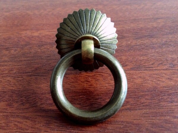 Small Drawer Pull Knobs Handles Dresser Drop Pulls Rings / | Etsy