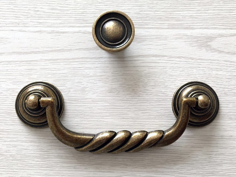 4 1/2 Drop Bail Drawer Knobs Pulls Handles Dresser Knob - Etsy