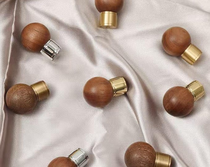 Walnut Solid Brass Drop Drawer Pulls Pendant Cabinet Knobs Traditional ...