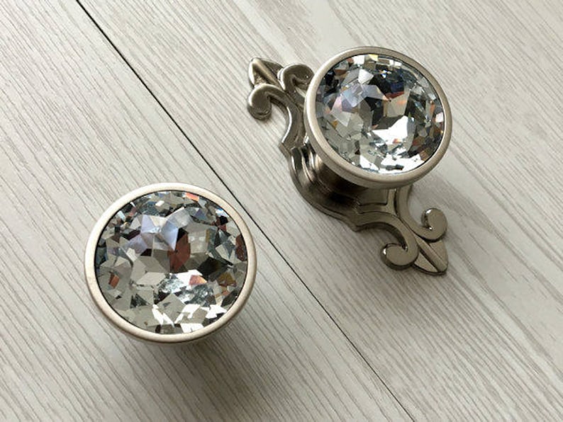 Crystal Knobs Glass Knob Dresser Knobs Drawer Knobs Pulls | Etsy