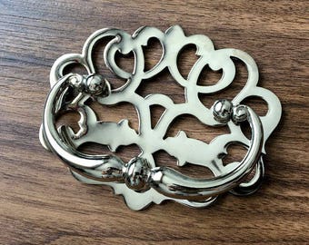 Silver drawer pulls | Etsy