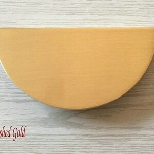 2.5 C-C Half Circle Drawer Pull Handles Handle Cabinet Half Moon Pulls ...