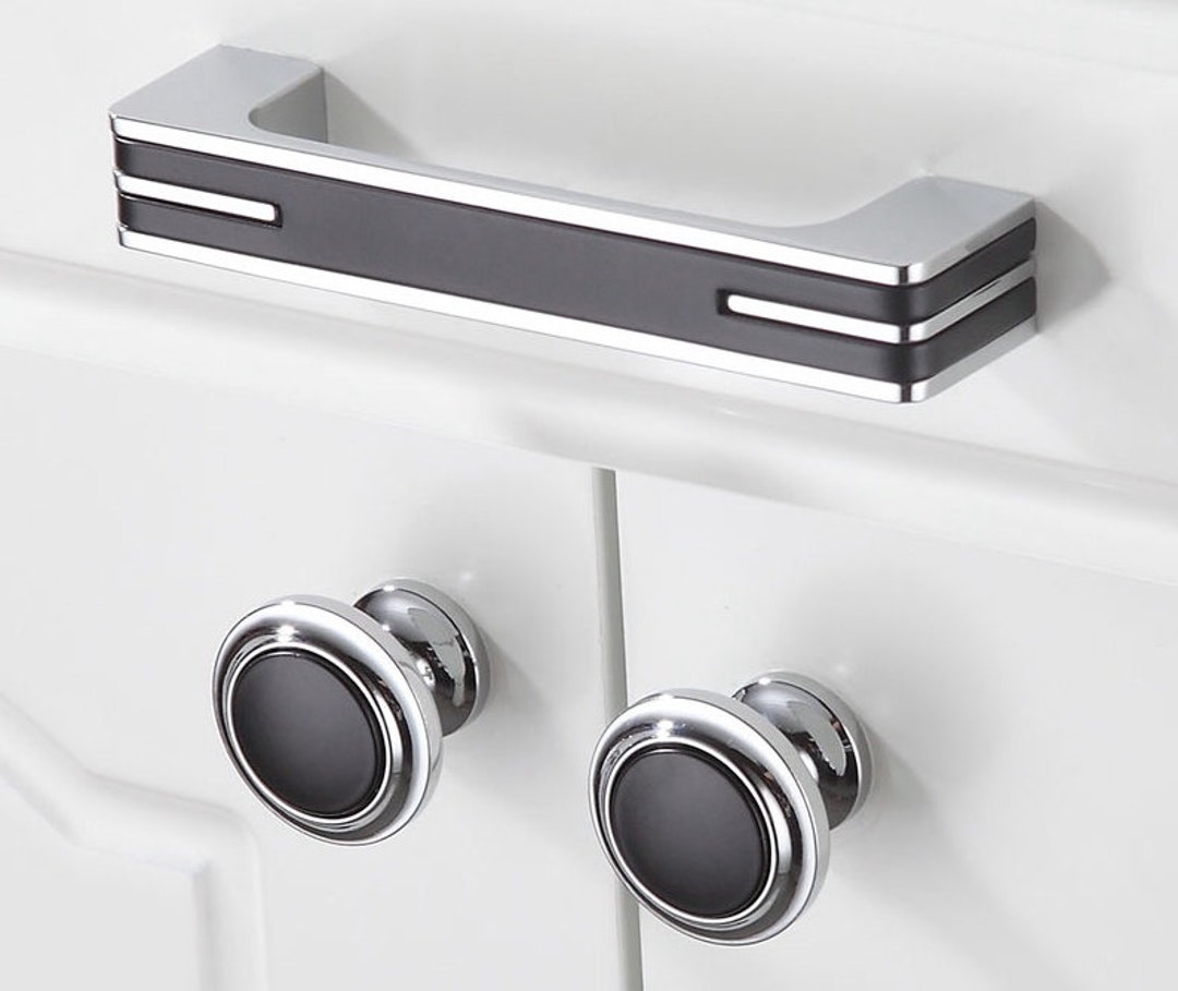 Cabinet Pulls Handles Modern Drawer Pull Handle Knob Vanity Pull Chrome ...