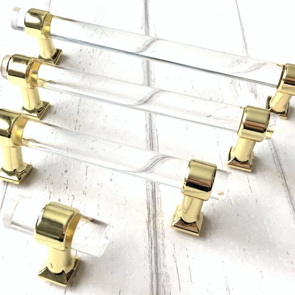 Glass Drawer Pulls - Etsy