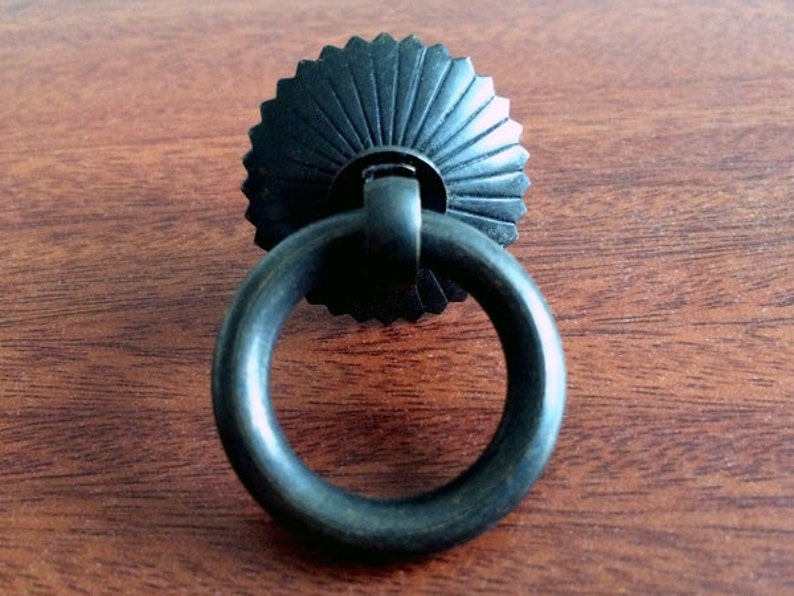 Small Drawer Pull Knobs Handles Dresser Drop Pulls Rings / - Etsy