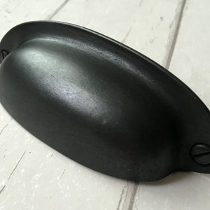 3.5 Antique Black Drawer Knobs Dresser Drawer Pulls Handles Bin Cabinet Retro Kitchen Handle ...