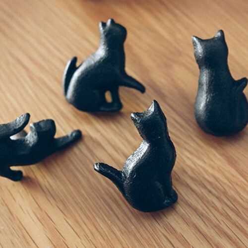 Cat Drawer Pull Knob Cabinet Knob Pulls Dresser Knobs Cast | Etsy