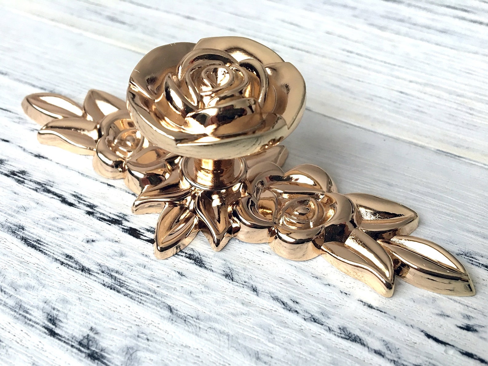 Gold Flower Knob Dresser Knobs Drawer Knob Pulls Pull Handles | Etsy