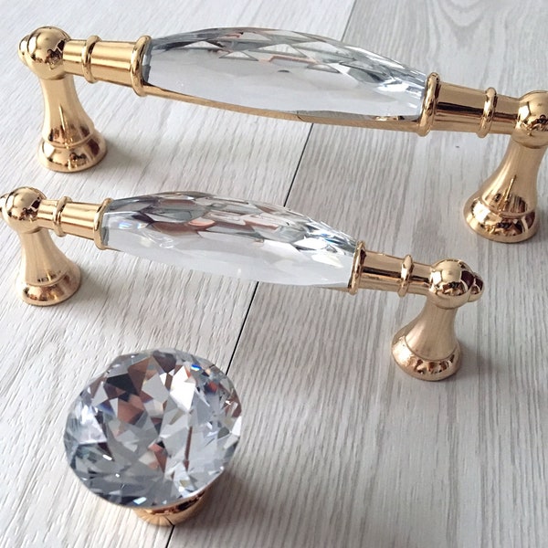 Crystal Handles - Etsy