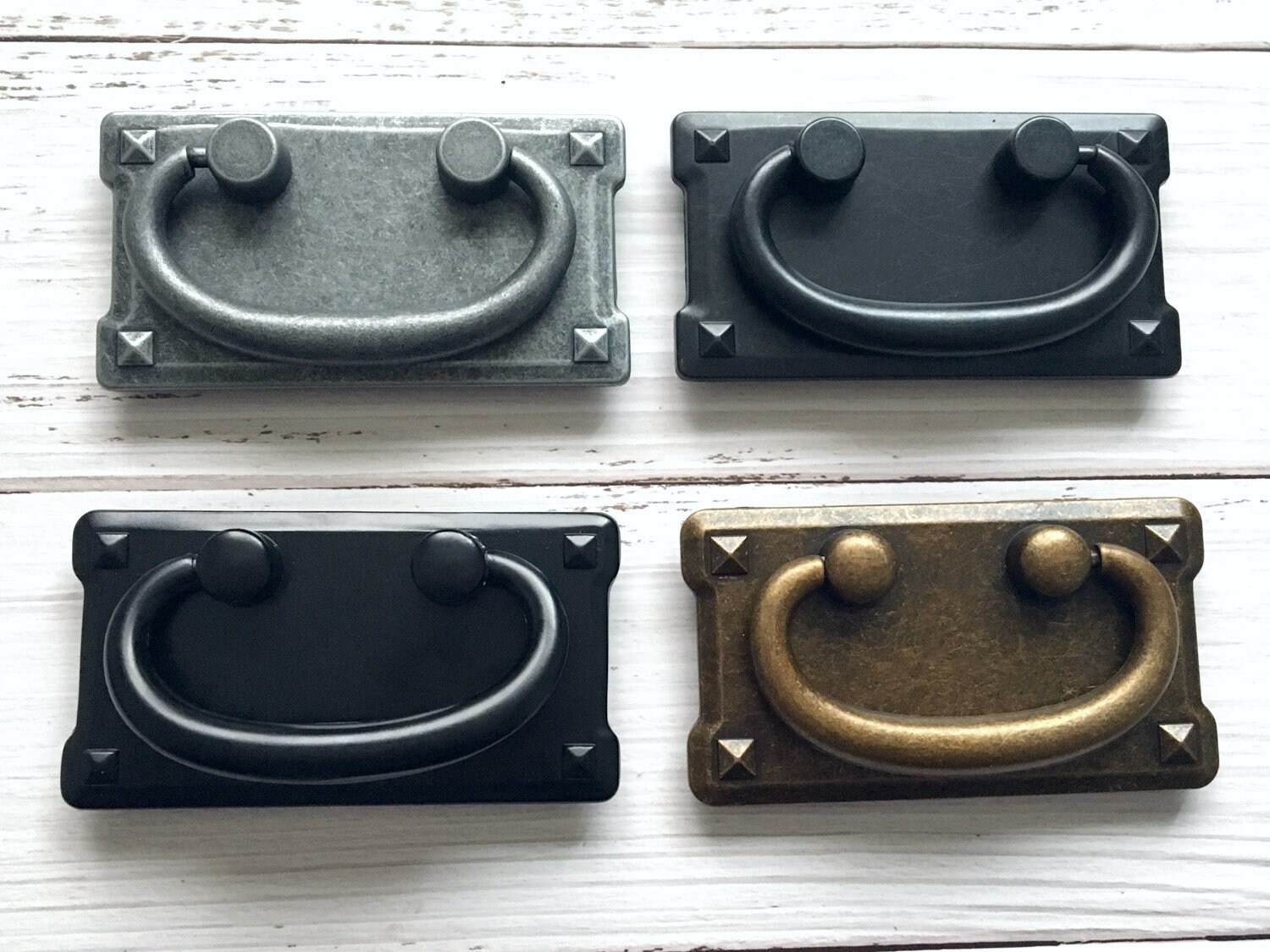 3 Vintage Style Bail Dresser Pulls Drawer Pull Handles | Etsy