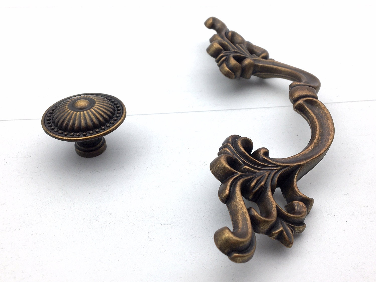 3-3/8 Centers Rustic Drawer Pull Cabinet Handles Pulls | Etsy