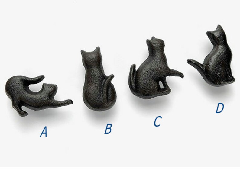 Cat Drawer Pull Knob Cabinet Knob Pulls Dresser Knobs Cast - Etsy
