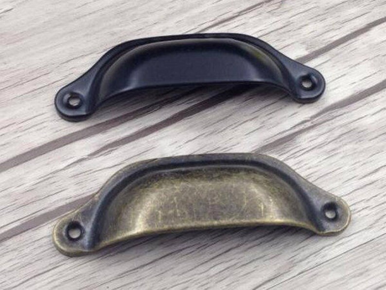 Vintage Style Drawer Pull Dresser Pulls Knobs Handles Shell - Etsy