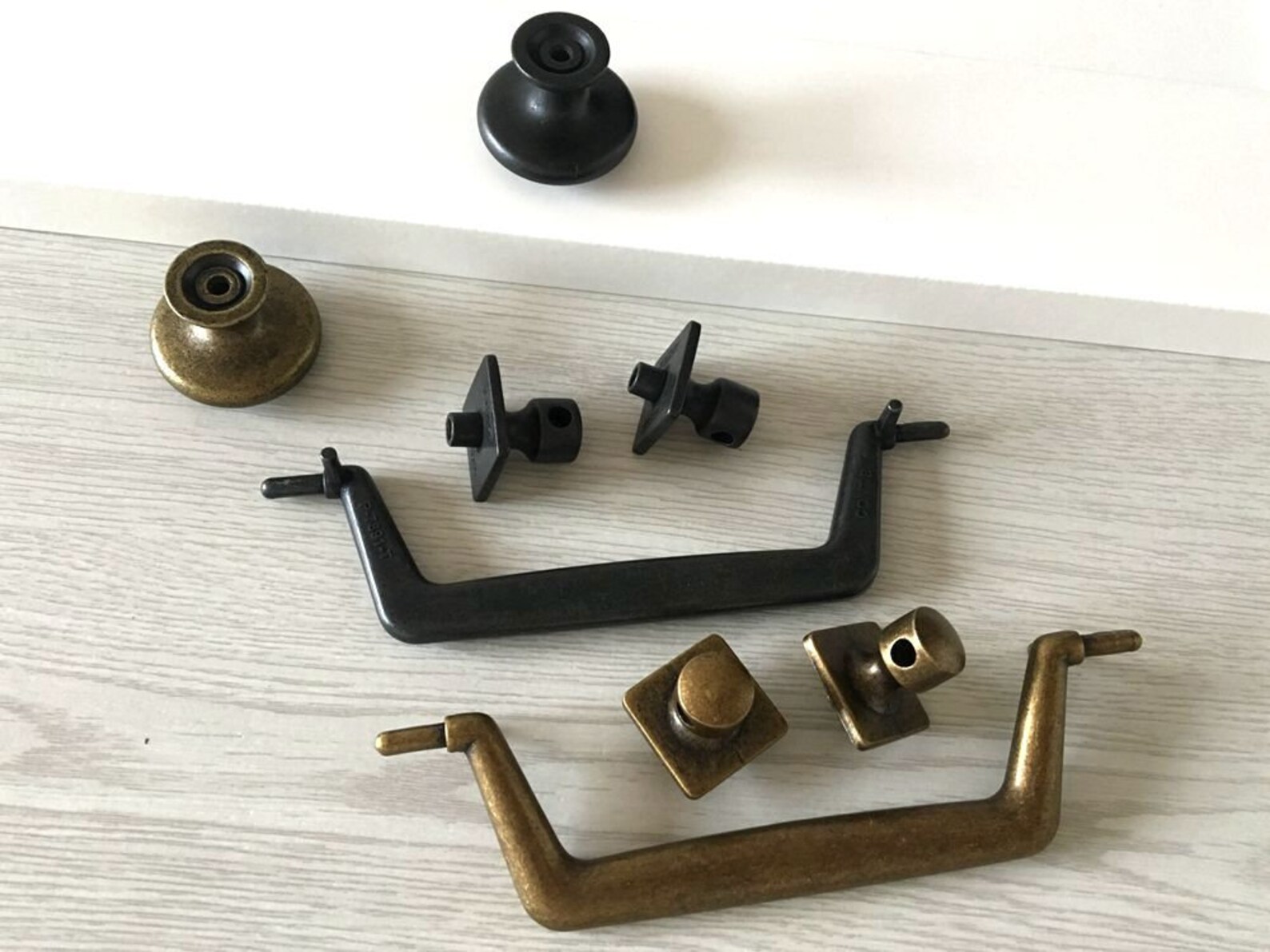 5 Drop Dresser Drawer Knob Swing Pulls Handles Antique - Etsy