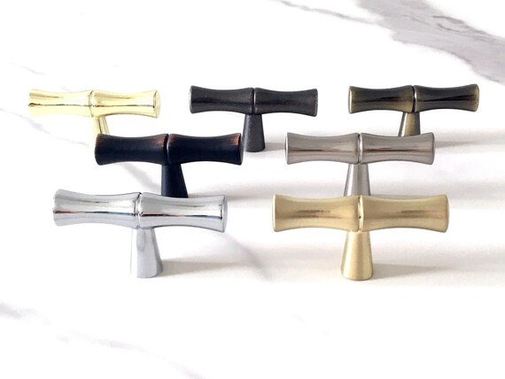 Bamboo Knobs Drawer Pull Cabinet Knobs Pull Dresser Handles | Etsy