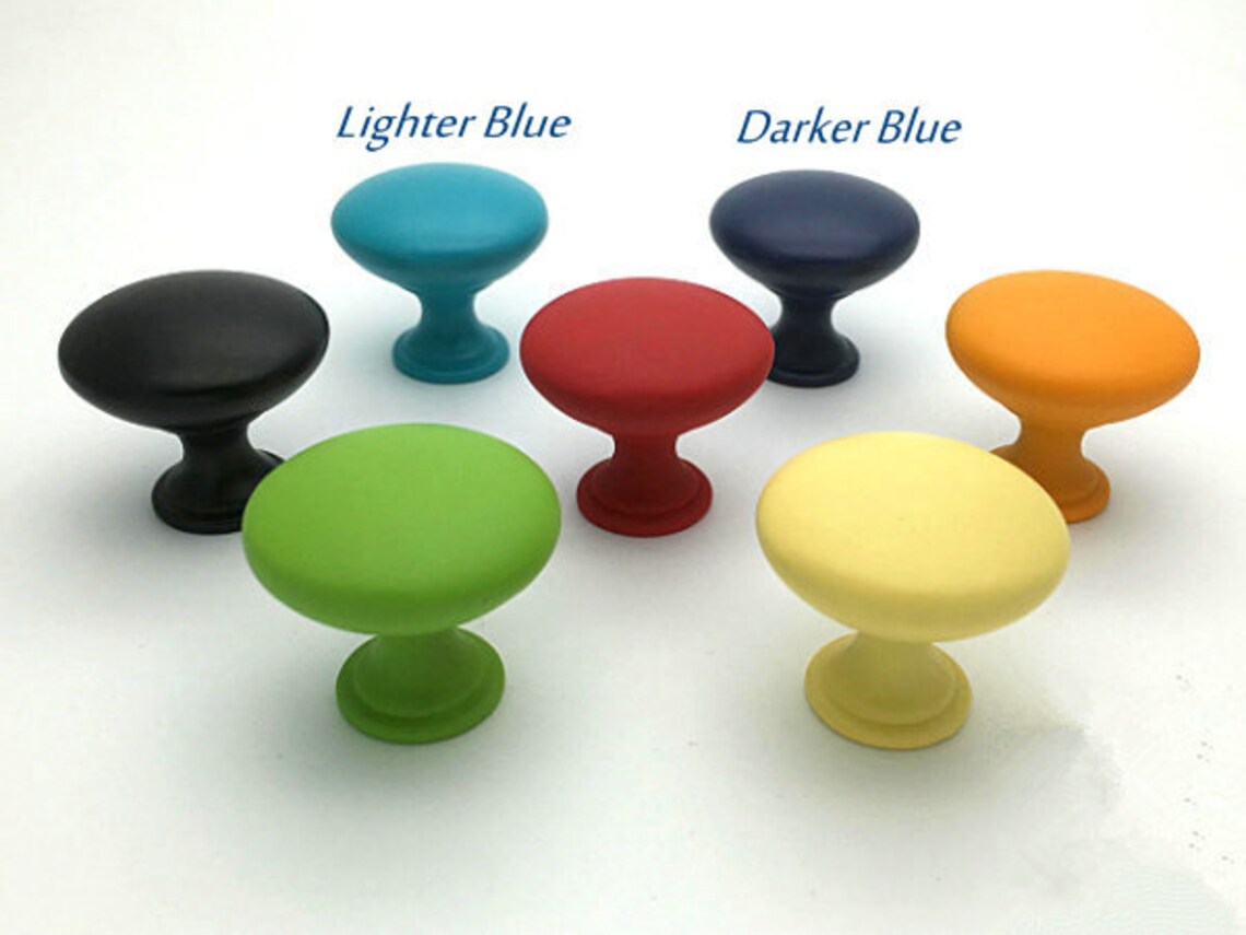 Colorful Dresser Knobs Drawer Pulls Knobs Handles Kids Kitchen - Etsy
