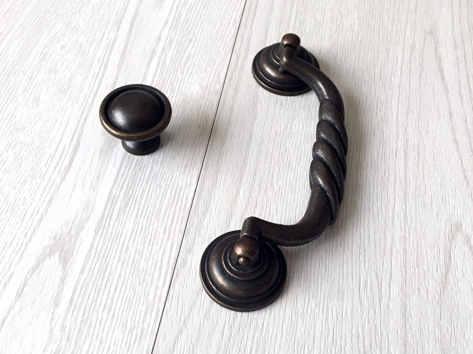 4 1/2 Bail Drawer Pulls Handles Dresser Knob Drop Pull | Etsy