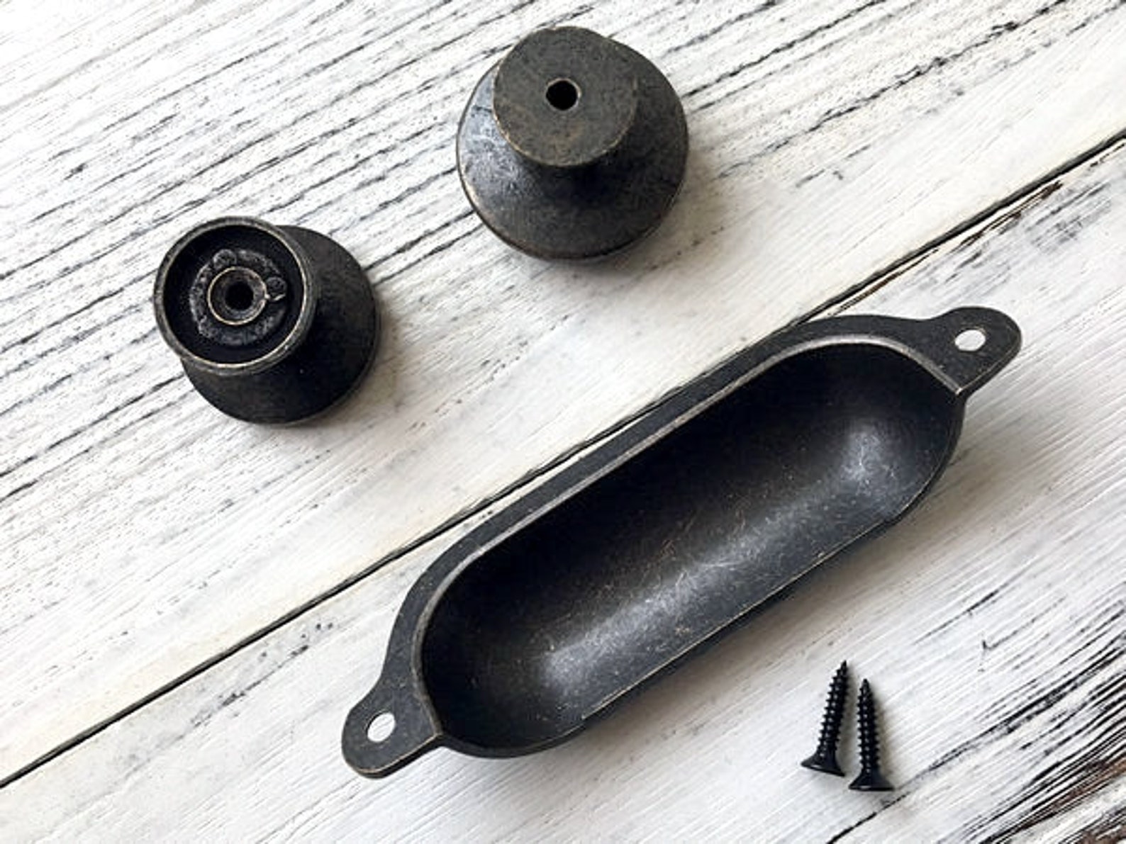 3.5 Vintage Style Cup Drawer Pulls Handles Knob Dresser | Etsy