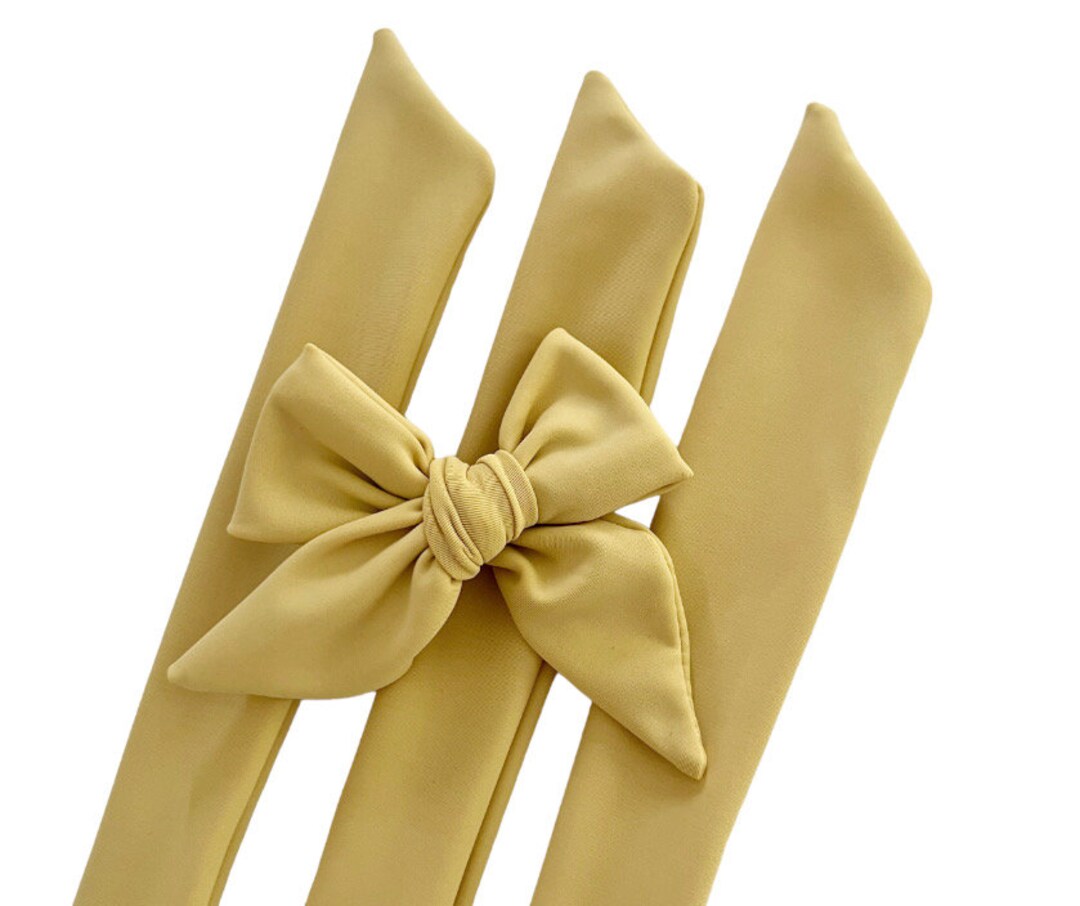 Honey Swim - Set of 3 - Bow Strips - 3-4" Bows - DIY Bows - Hand Tied ...