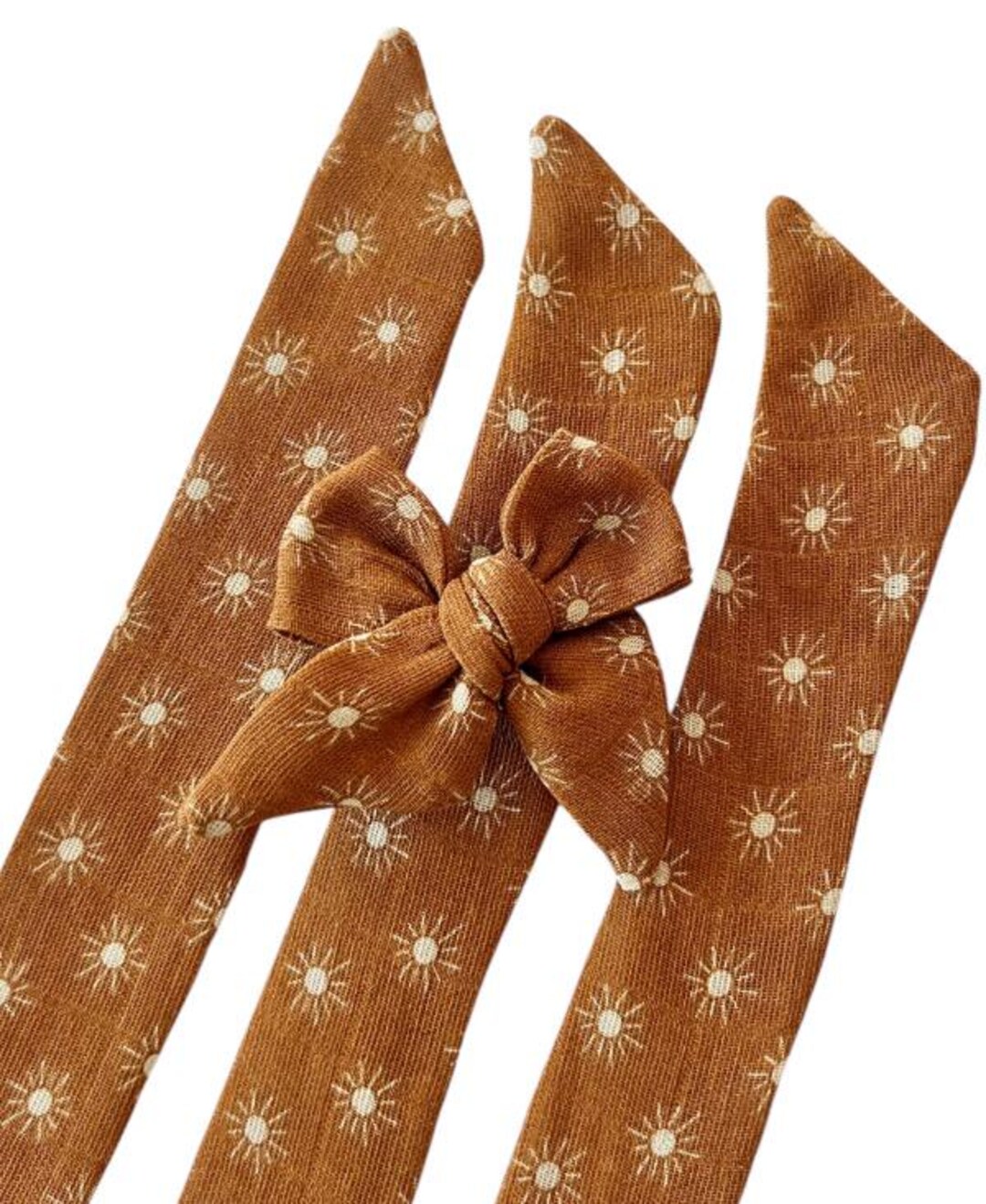 Golden Hour - Set of 3 - Bow Strips - 3-4" Bows - Double Gauze - DIY ...